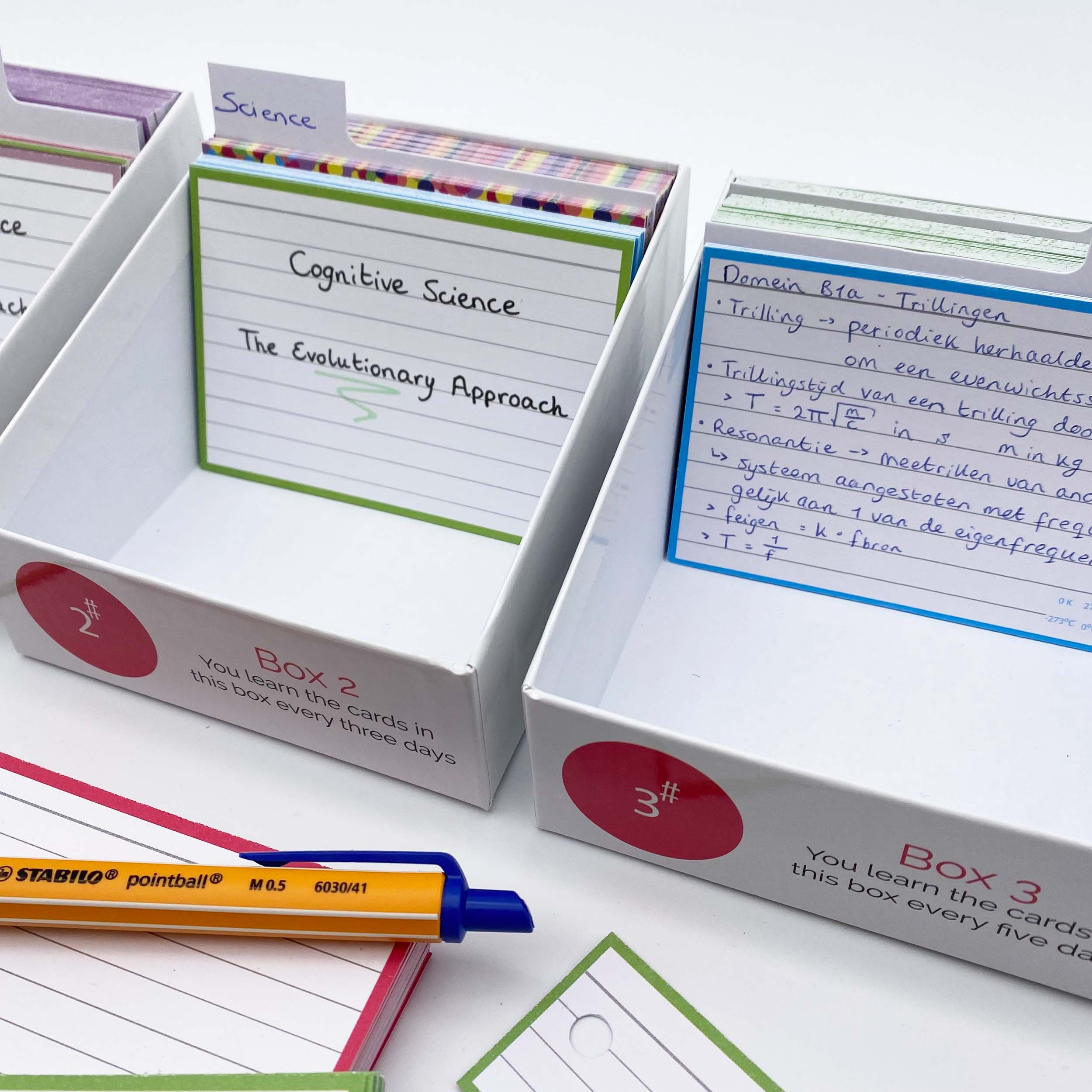 Examenpakket 1000 Leitner Flashcards - Confetti Campus