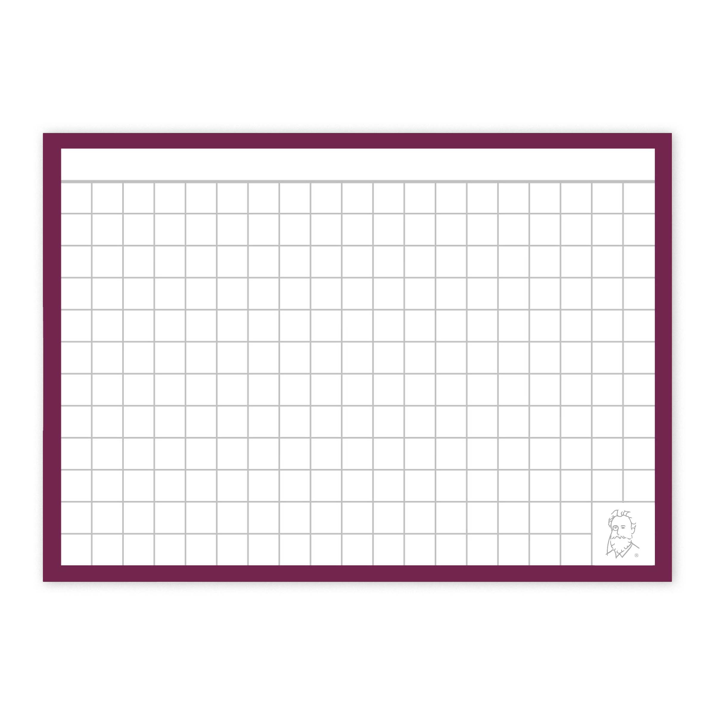 Leitner Flashcards A7 Paars geruit - Confetti Campus