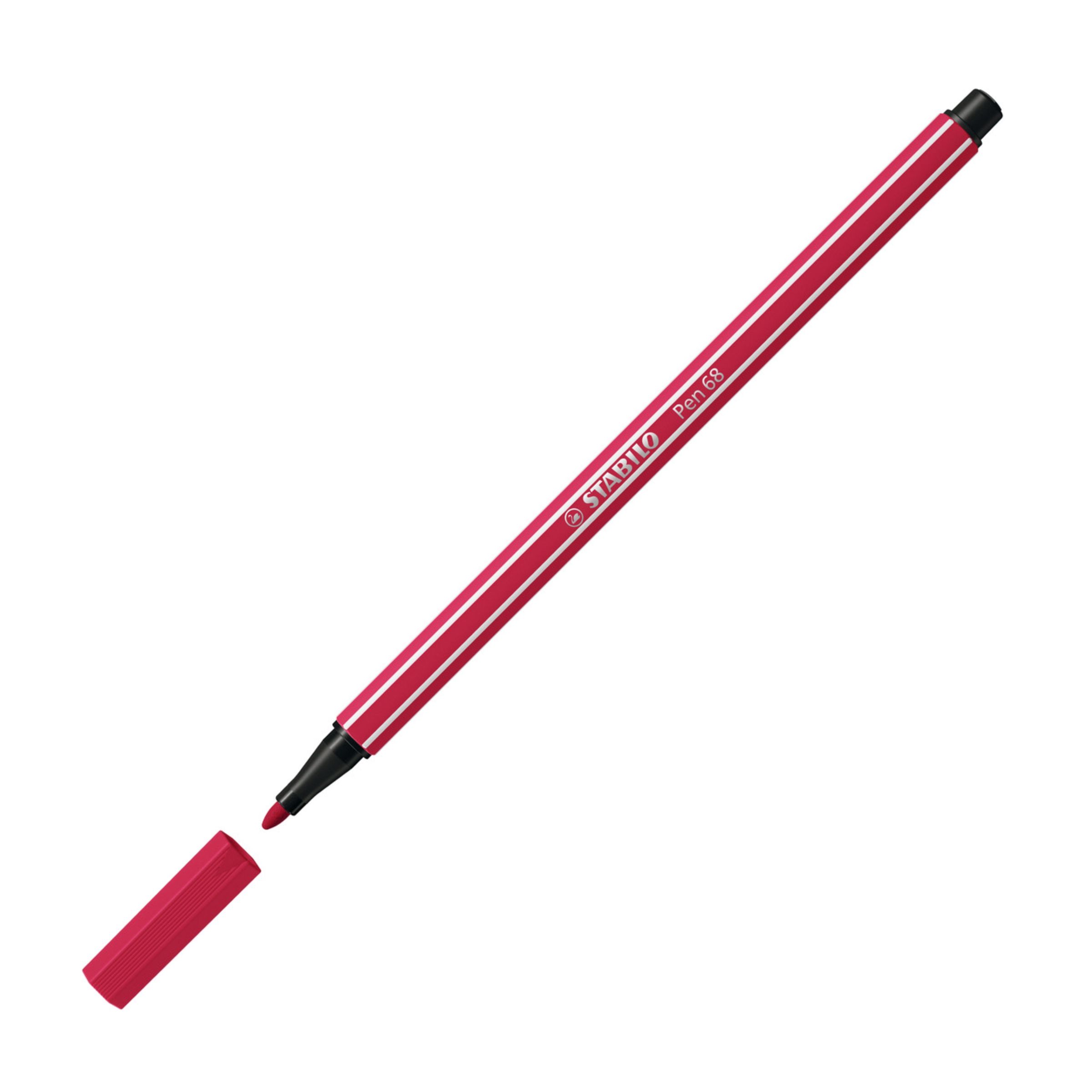 STABILO Pen 68 Premium Viltstift - donkerrood 68/50 - Confetti Campus