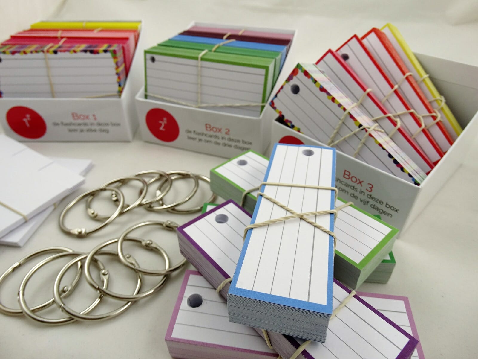 Examenpakket 1000 Leitner Flashcards - Confetti Campus