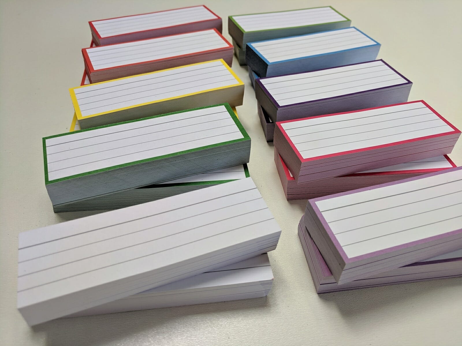 Leitner Flashcards Pakket Half 1000 stuks - Confetti Campus