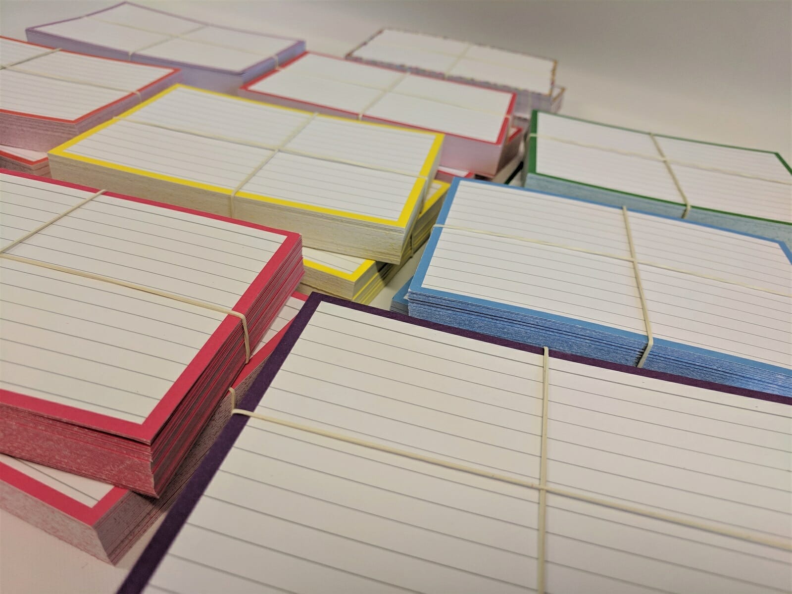 Leitner Flashcards Pakket A6 1000 stuks - Confetti Campus