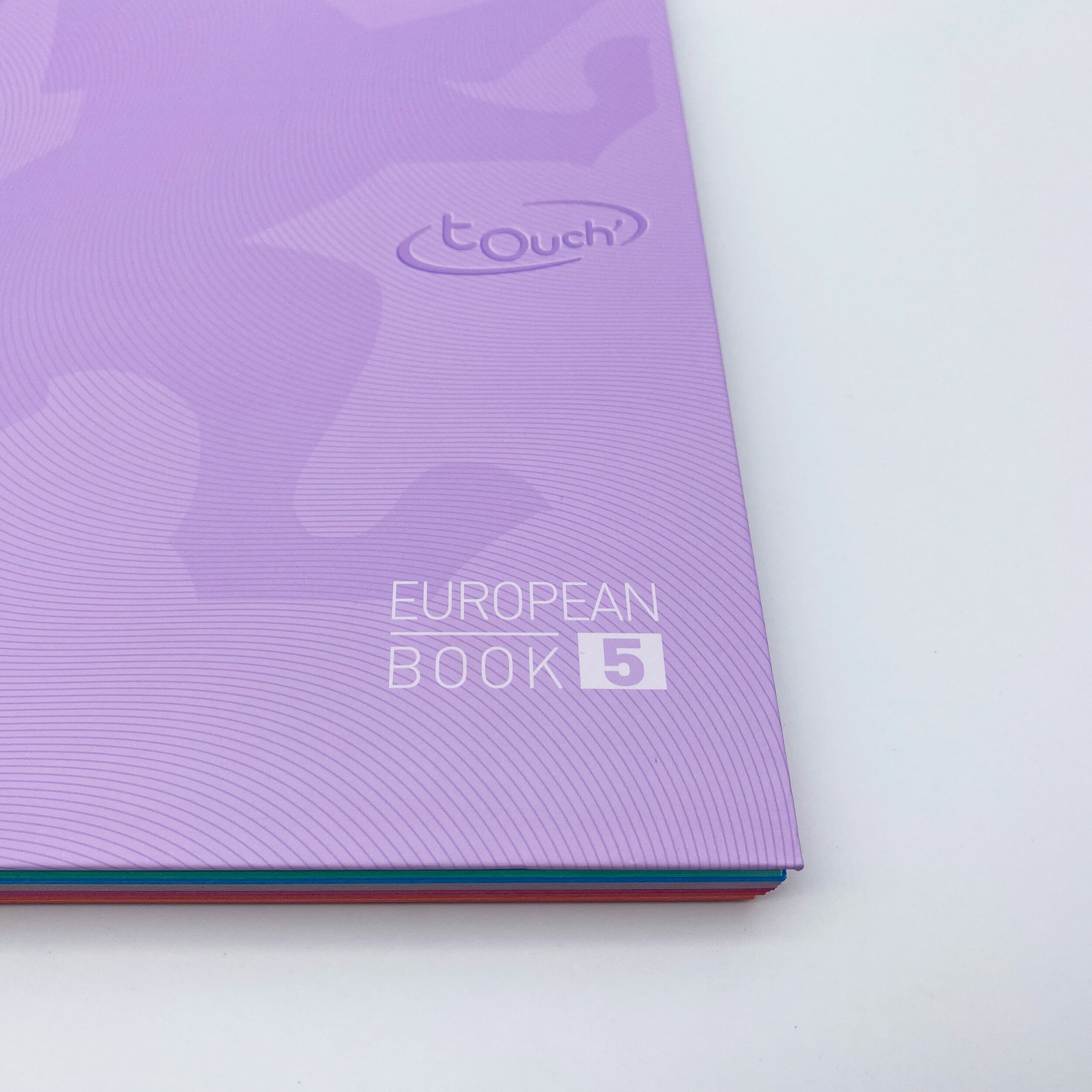 Oxford A4+ European Book 5 Hardcover Touch Gelinieerd Pastel Lila
