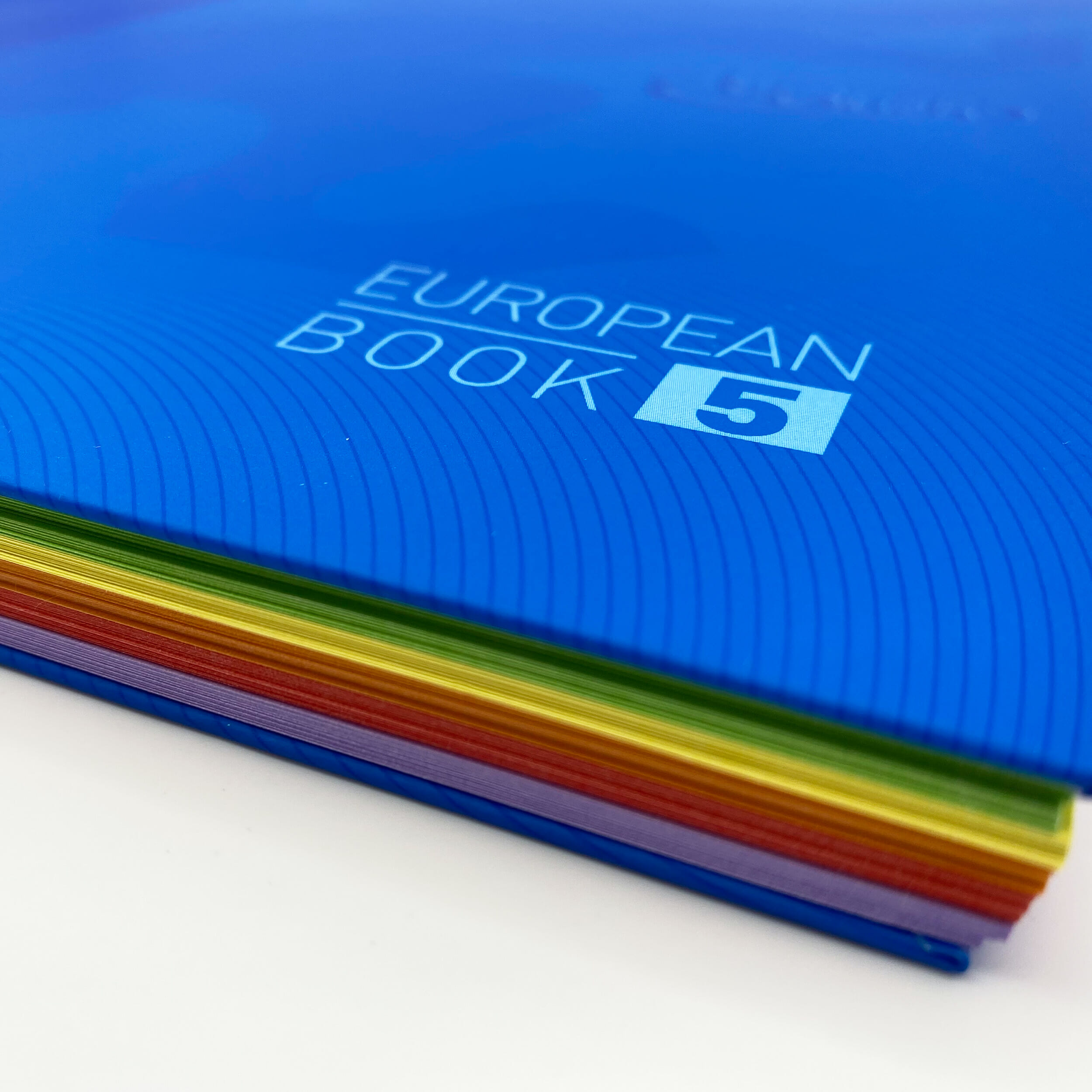 Oxford A4+ European Book 5 Hardcover Touch Geruit Blauw - Confetti Campus