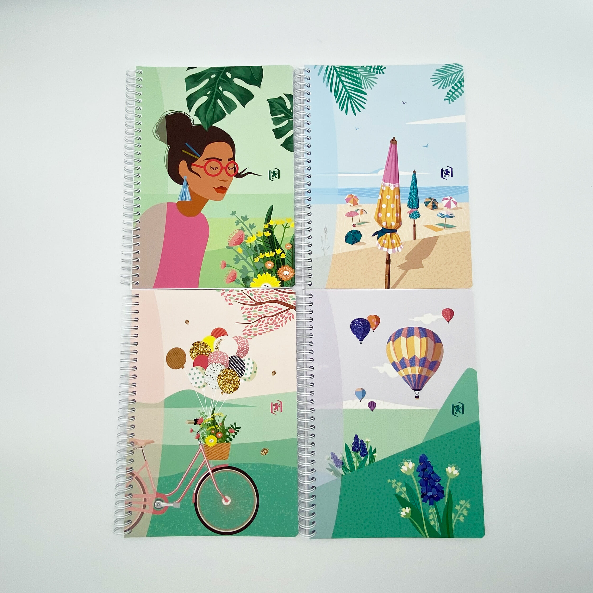 Oxford Notebook Horizon B5 Gelinieerd Girl - Confetti Campus