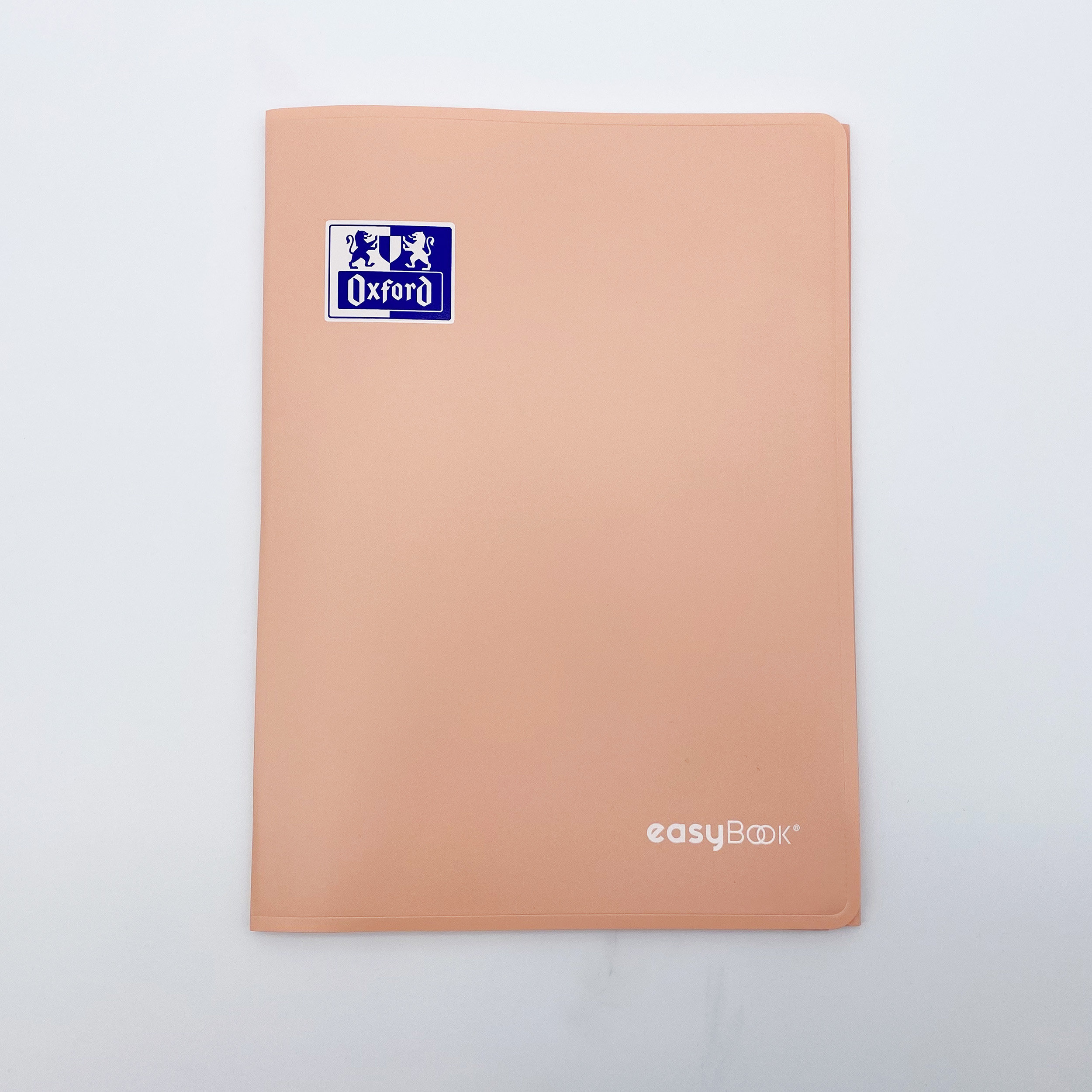 Oxford easyBook® A4 Schrift met plastic omslag gelinieerd pastel peach