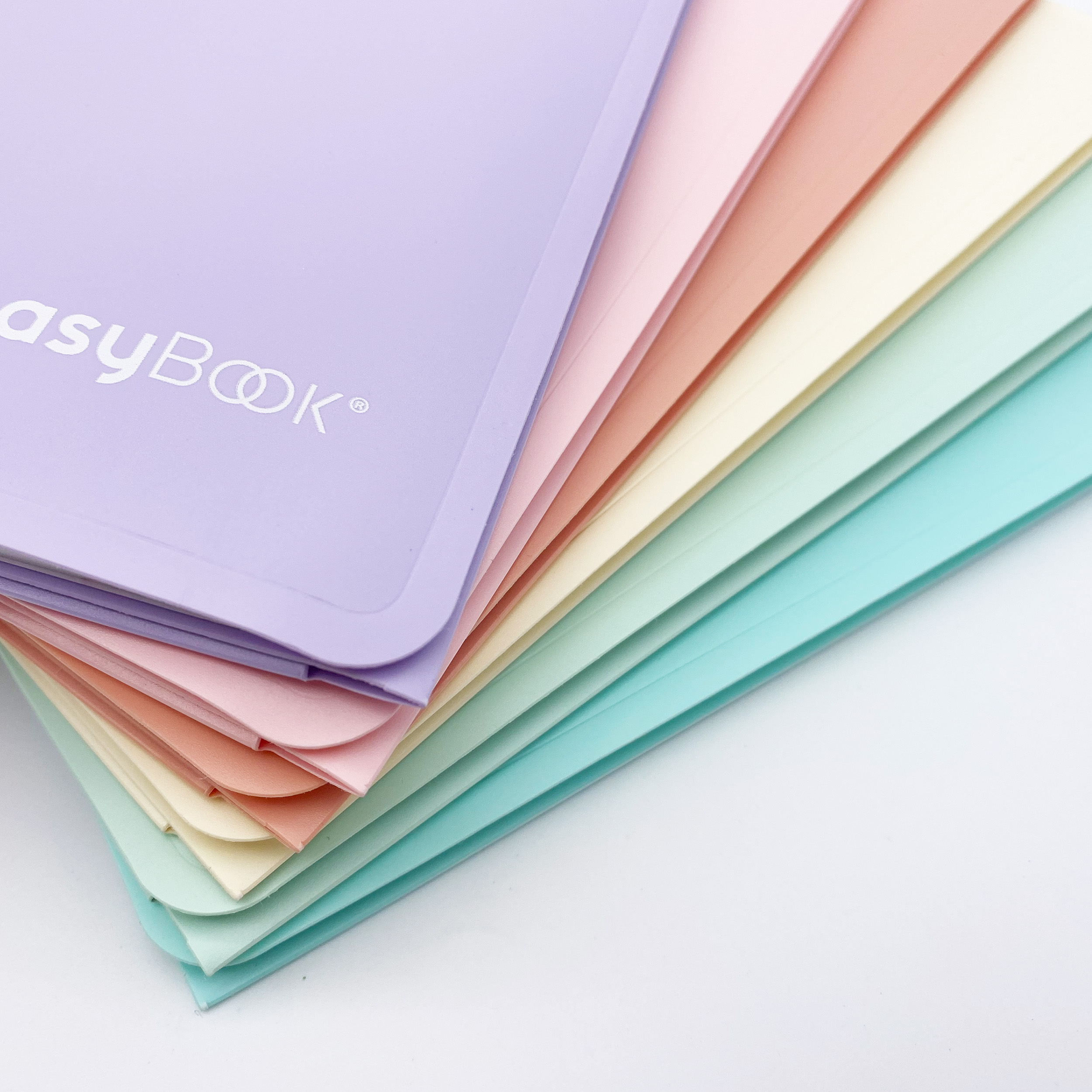 Oxford easyBook® A5 Schrift plastic PP omslag gelinieerd pastel geel