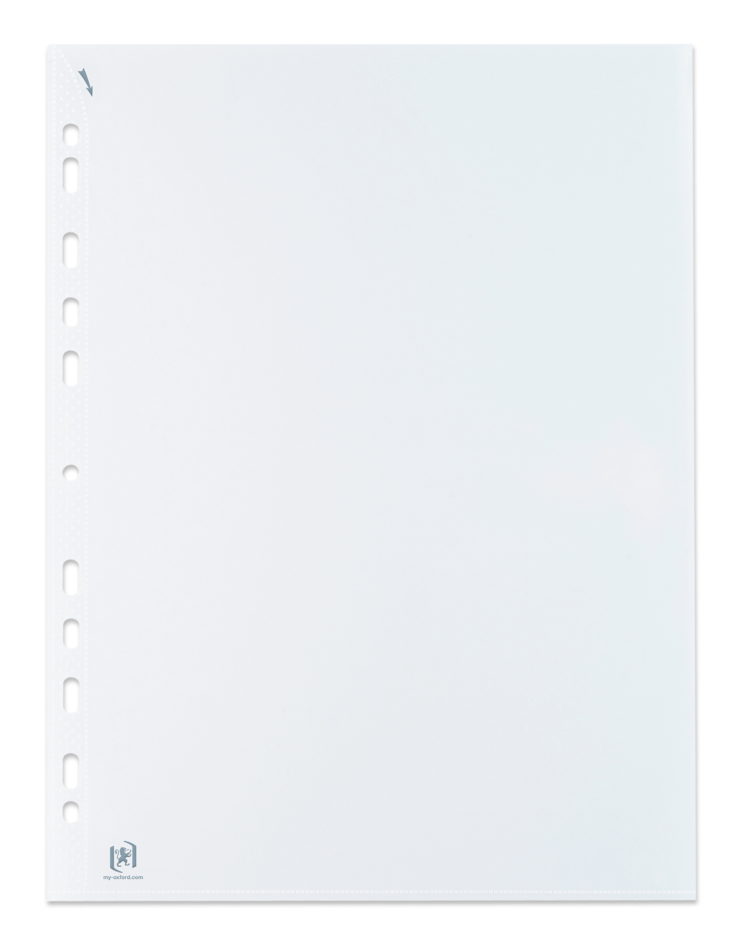 Oxford Insteekhoezen Transparant A4 Geperforeerd 50 stuks