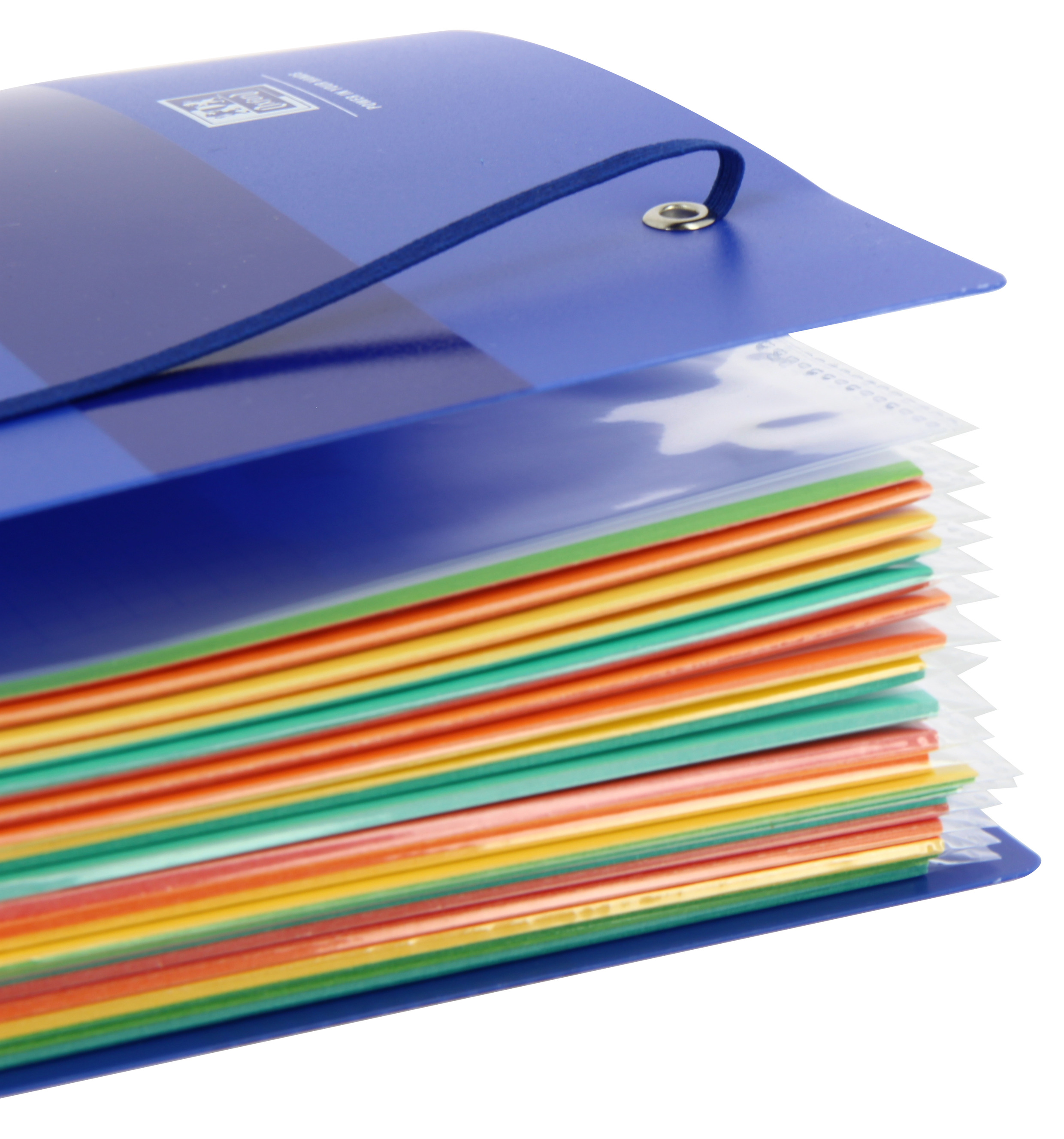 Oxford Showtas Portfolio A4 40 Insteekhoezen Pastel Geel - Confetti Campus