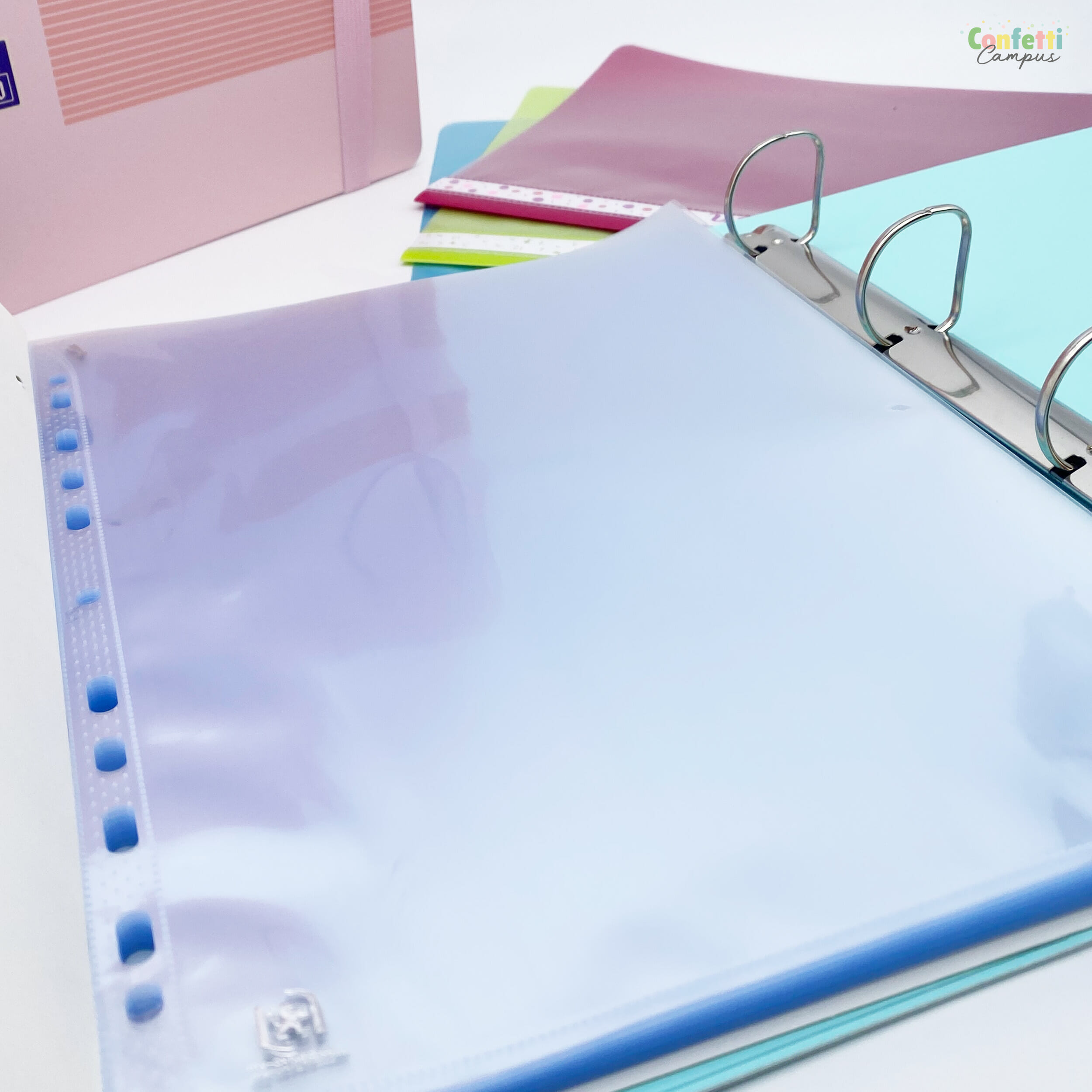 Oxford Insteekhoezen Transparant A4 Geperforeerd 50 stuks