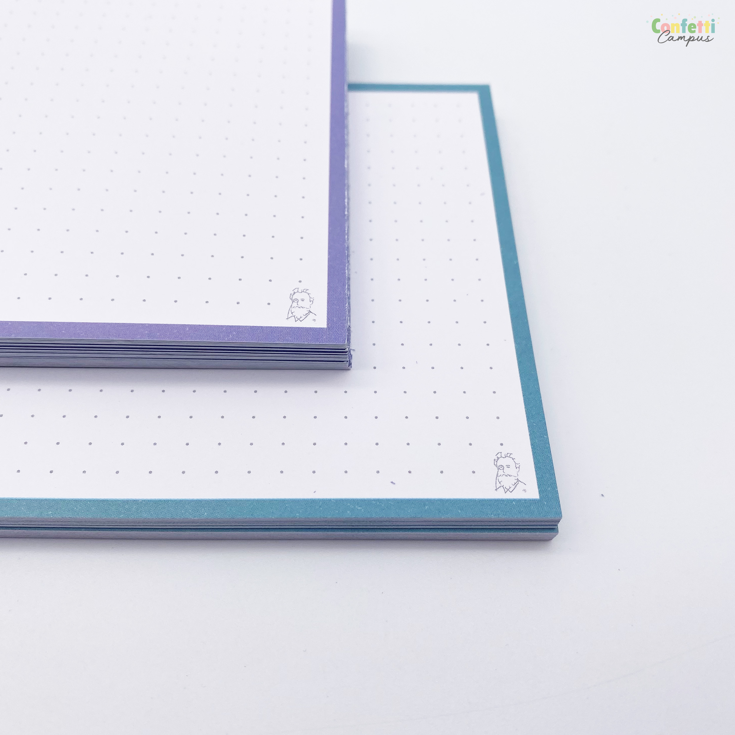 Leitner Flashcards A6 Duo Dotted Lavender Sunset