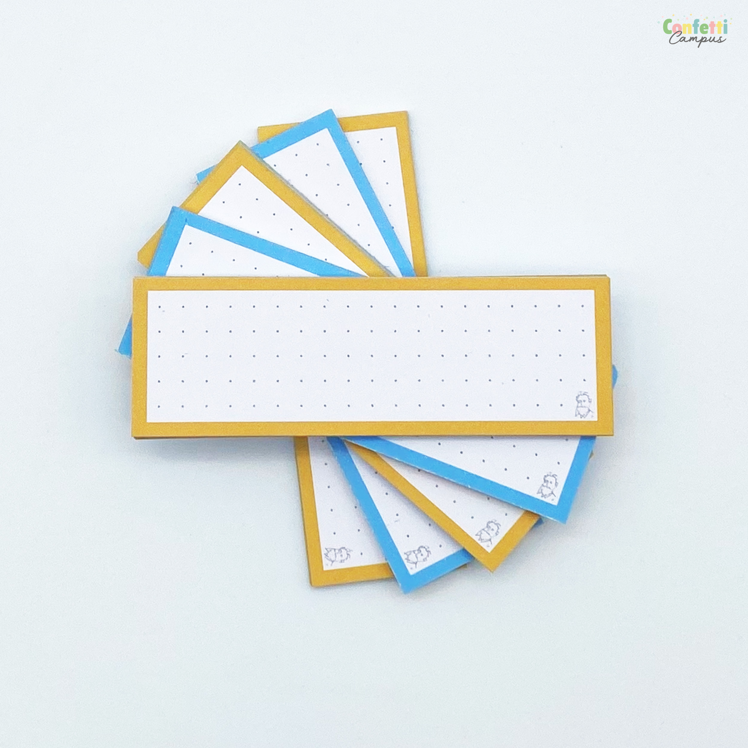 Leitner Flashcards Pakket 500 DUO Woordkaartjes - Confetti Campus