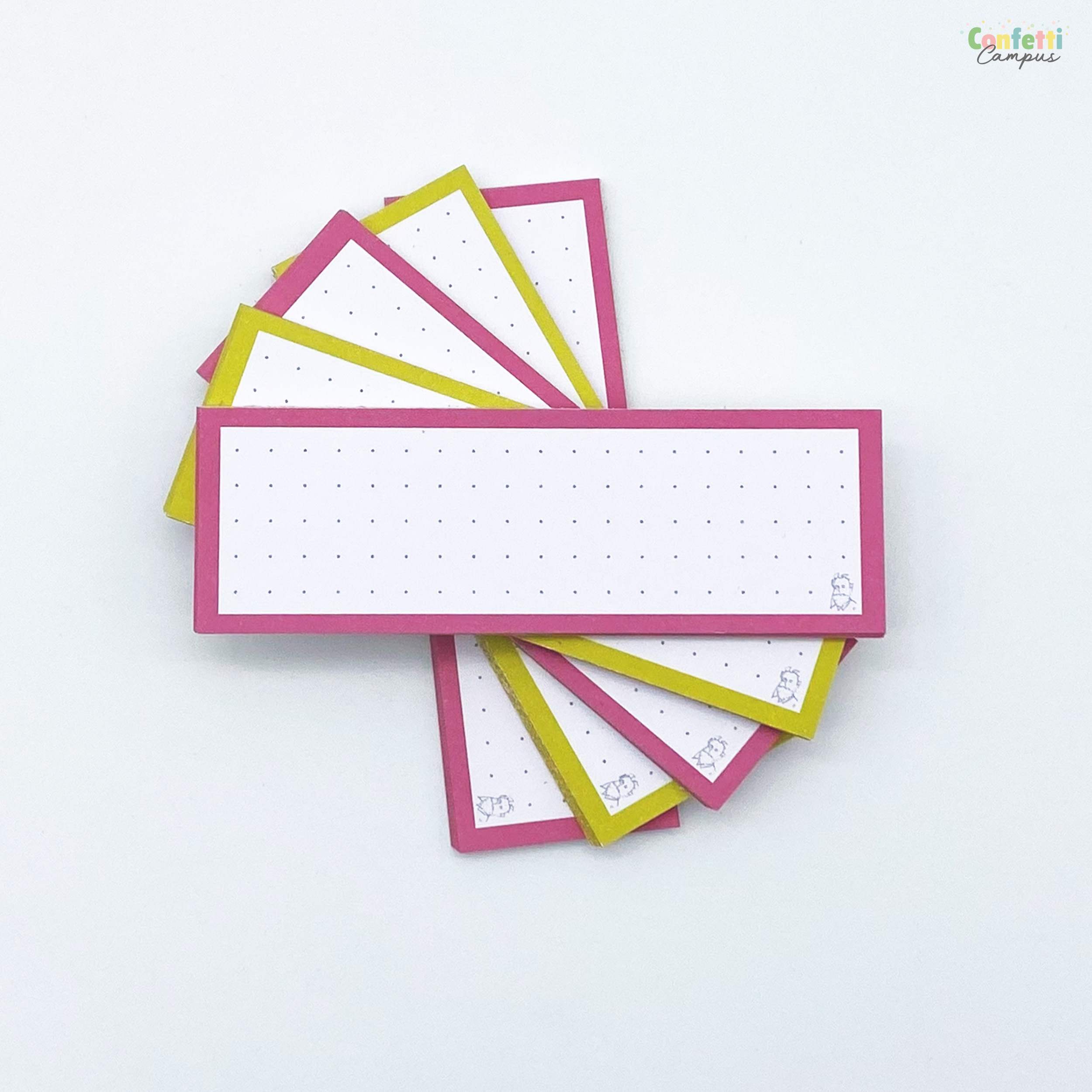 Leitner Flashcards Pakket 500 DUO Woordkaartjes - Confetti Campus