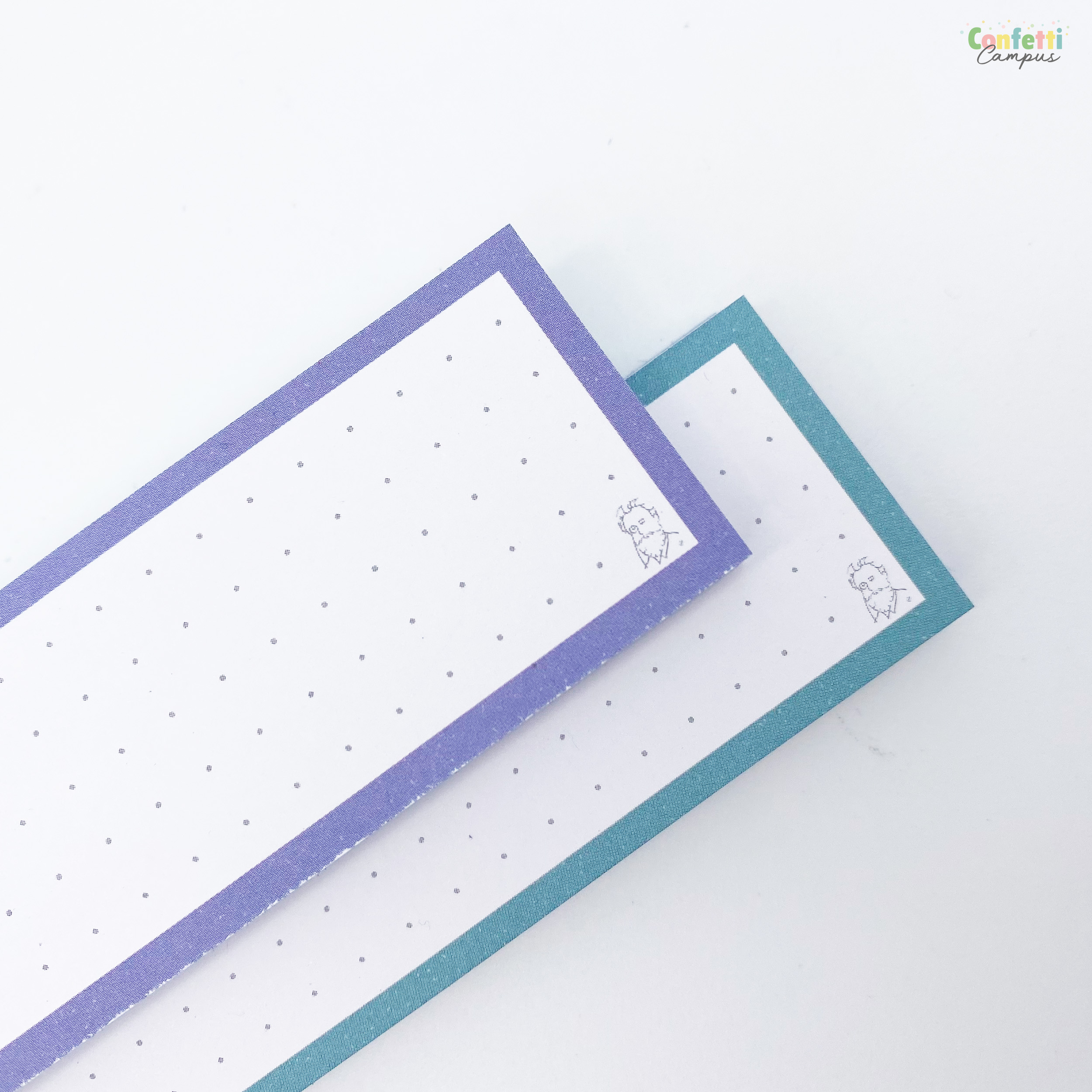 Leitner Flashcards Woordkaartjes Duo Dotted Lavender Sunset