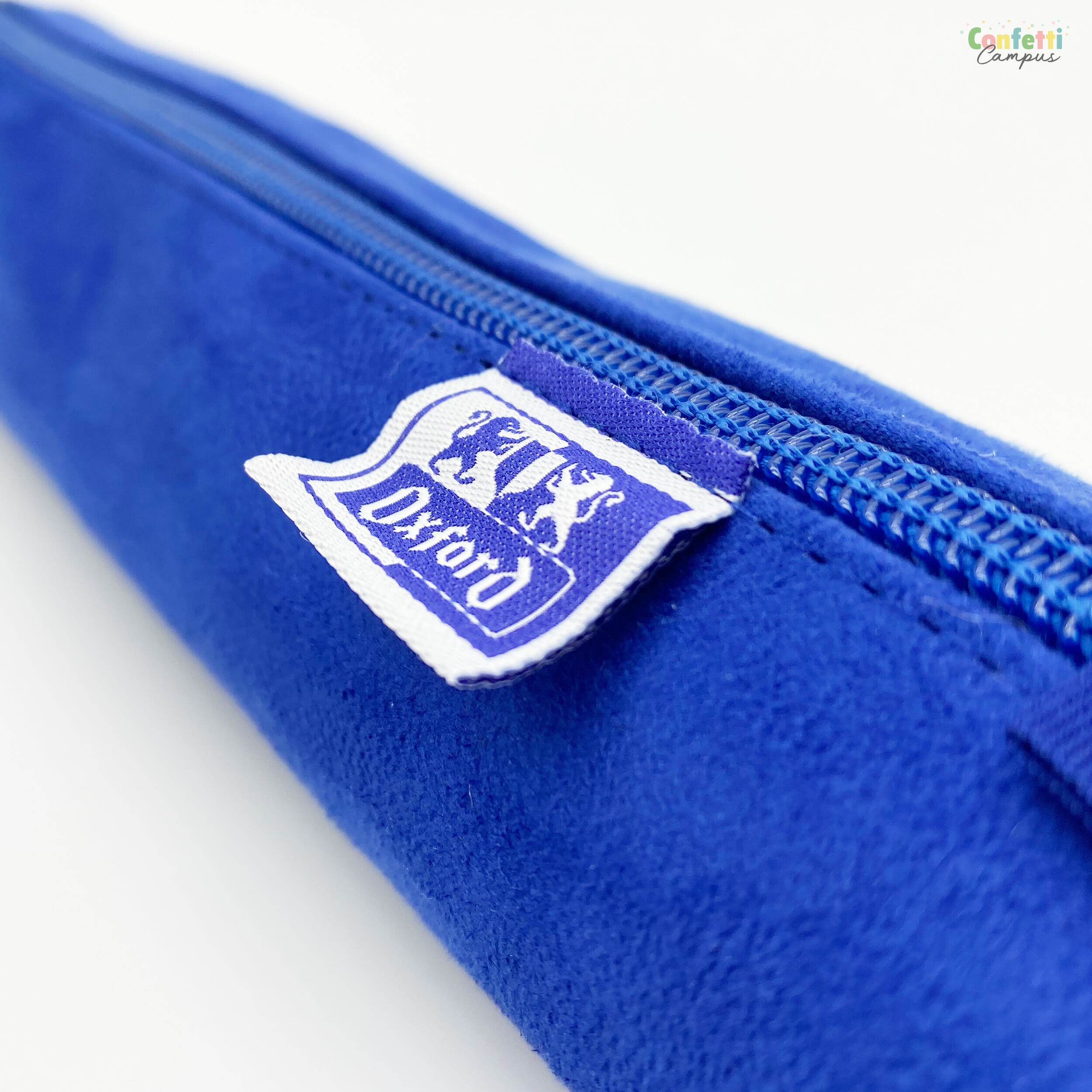 Oxford Etui Rond Kangoo Microfiber Touch Donkerblauw - Confetti Campus