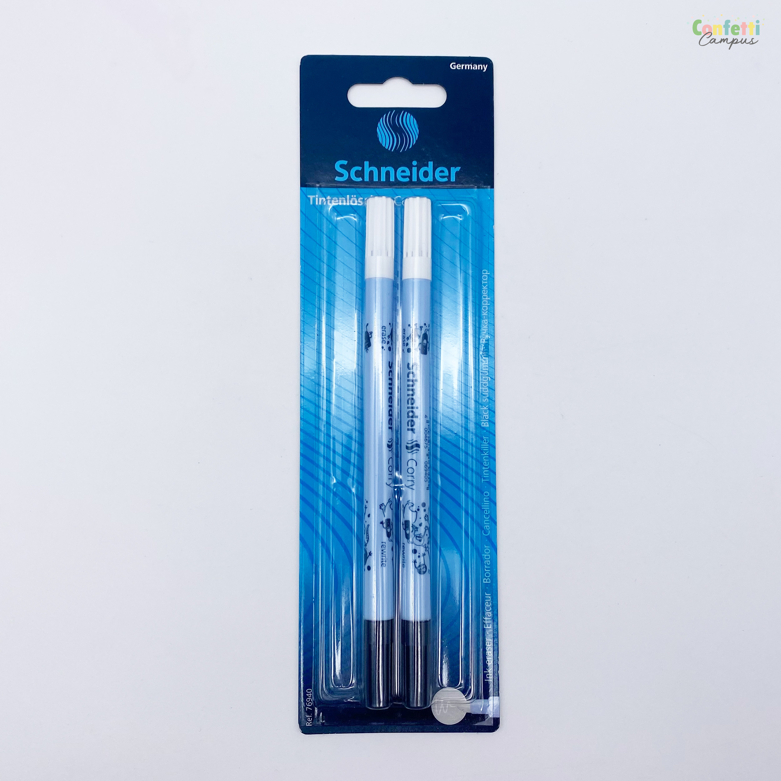Schneider Inktwisser Corry Koningsblauwe Inkt 2 stuks - Confetti Campus