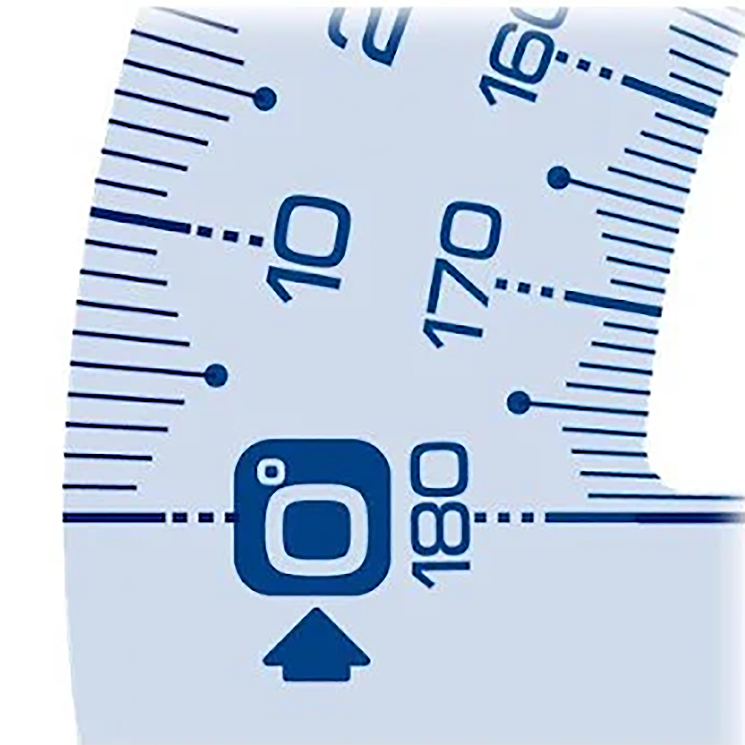 Maped Gradenboog 12cm 180° plastic transparant