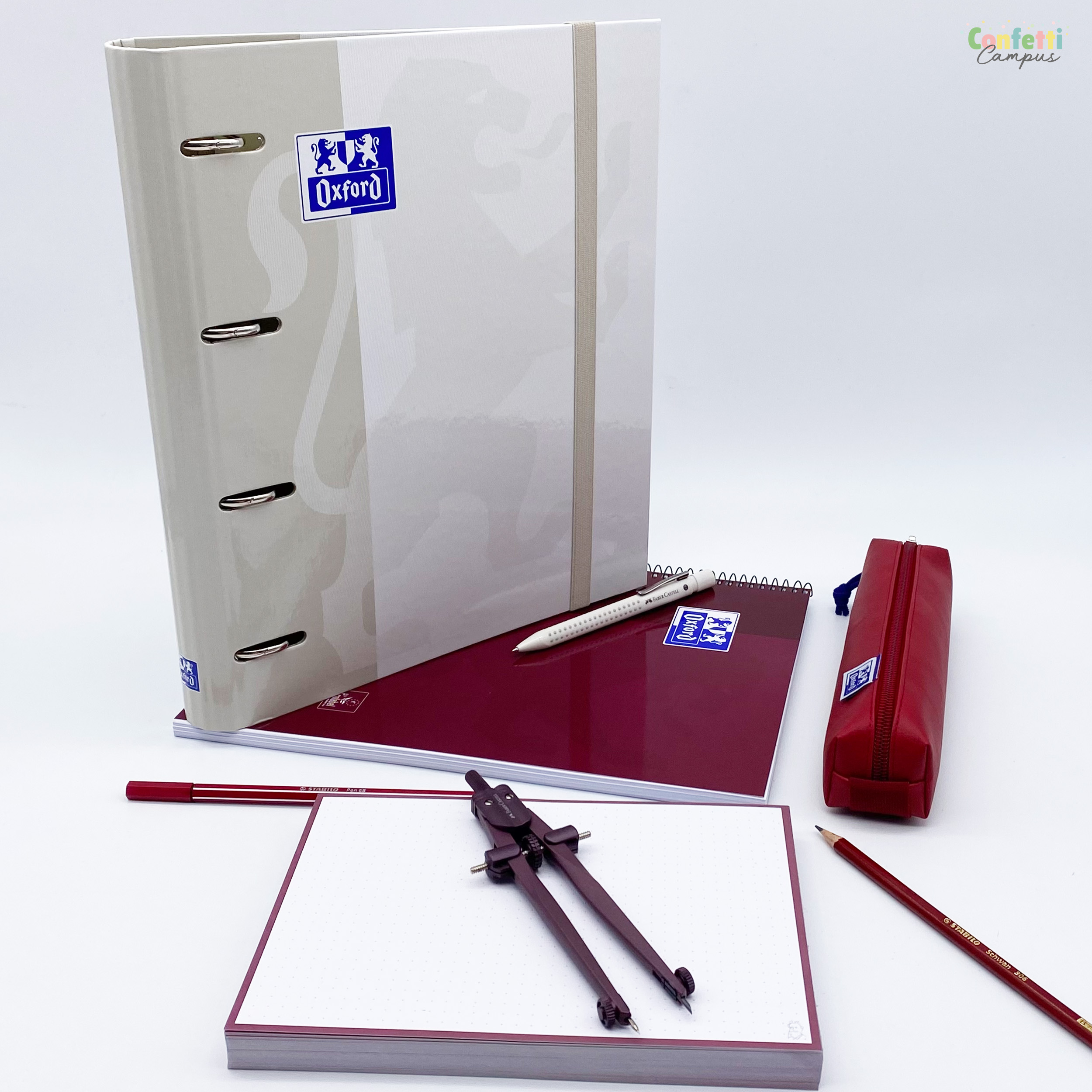 Faber Castell Passer Stream Berry - Snelverstelpasser - Confetti Campus