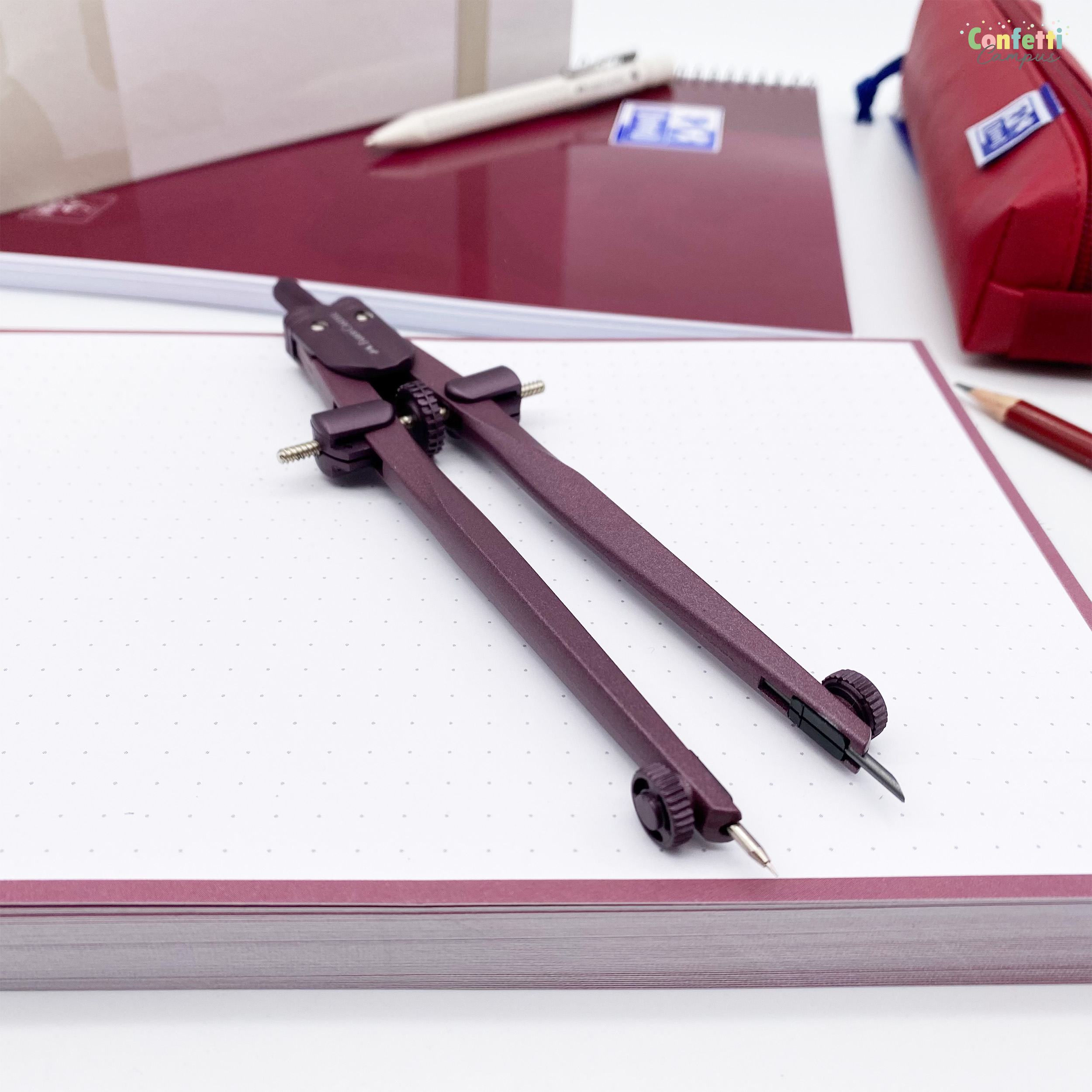 Faber Castell Passer Stream Berry - Snelverstelpasser - Confetti Campus