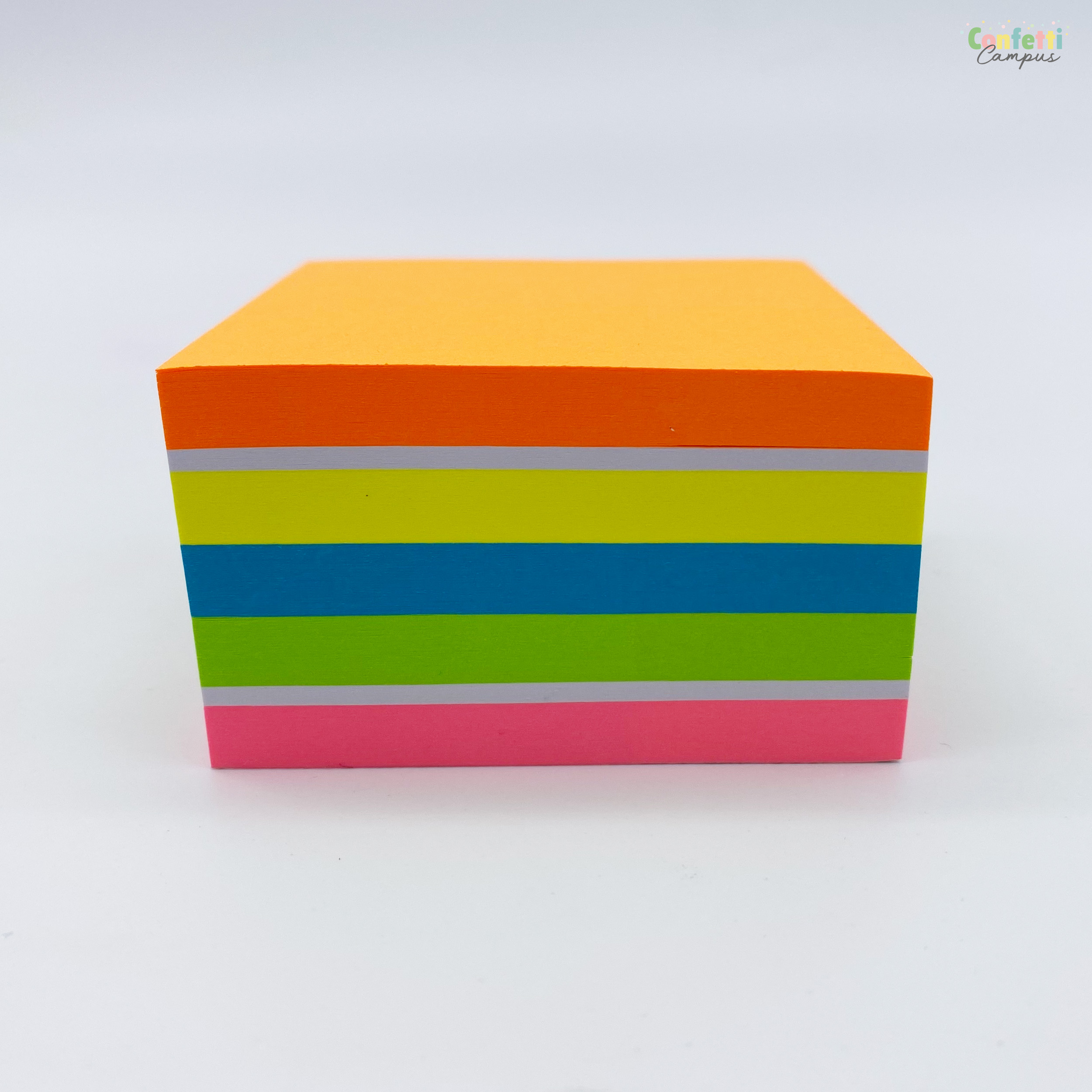 Info Notes Vierkante Sticky Notes 450 stuks Neon - Confetti Campus
