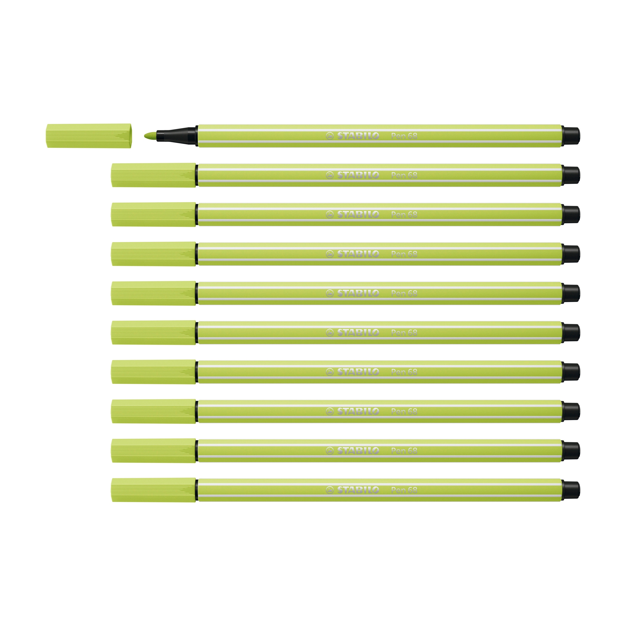 STABILO Pen 68 Premium Viltstift - vleugje limoen 68/14 - Confetti Campus