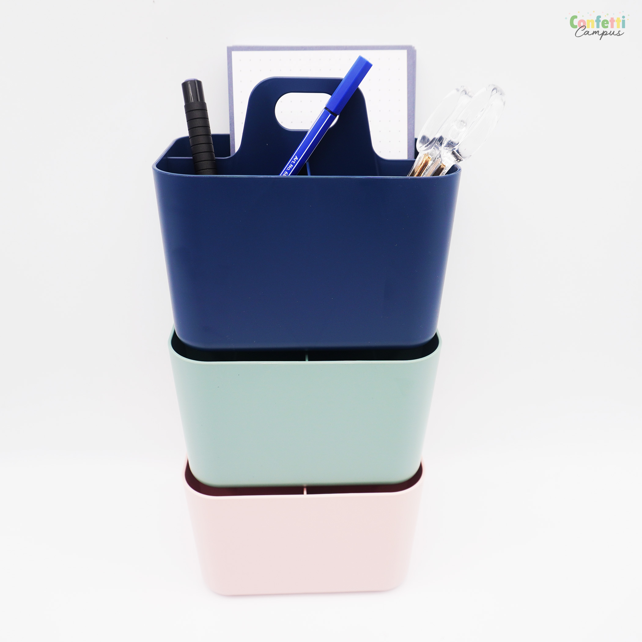 Forma Pennenbak FRANK Small Wit - Confetti Campus