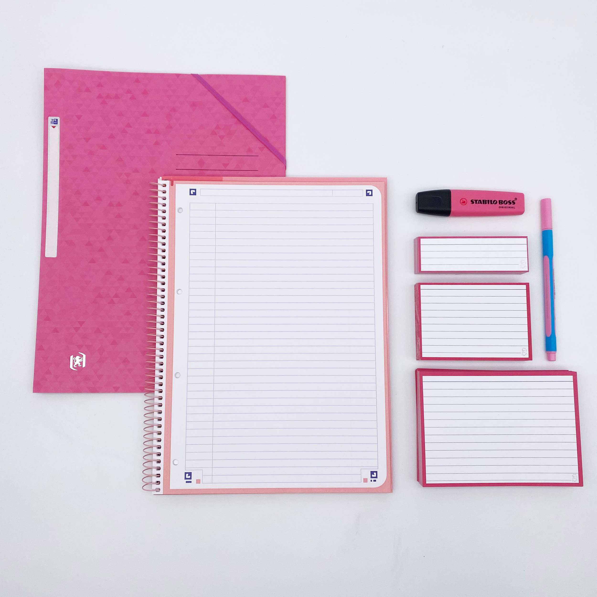 Pretty Notes & Flashcards Roze - Compleet pakket 10% sale