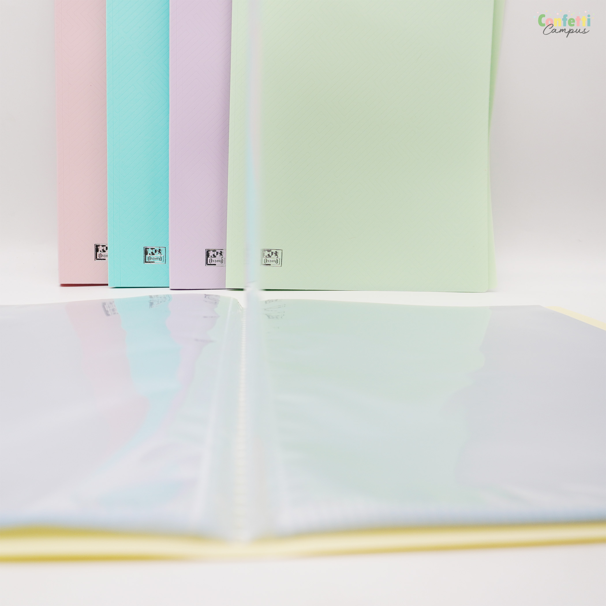 Oxford Showtas Portfolio A4 40 Insteekhoezen Urban Roze - Confetti Campus