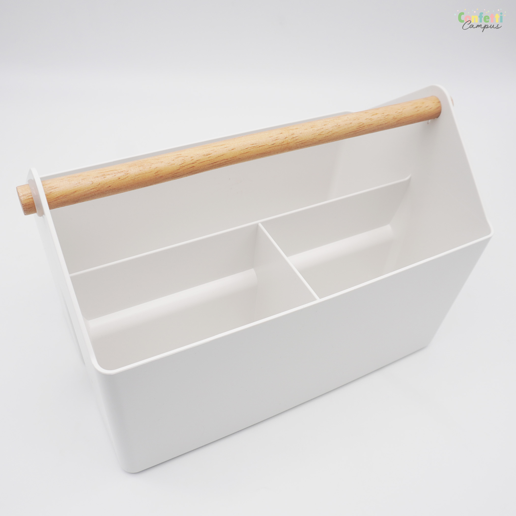 Forma Desk Organizer Toolbox Liz Wit - 3 grote vakken en handvat