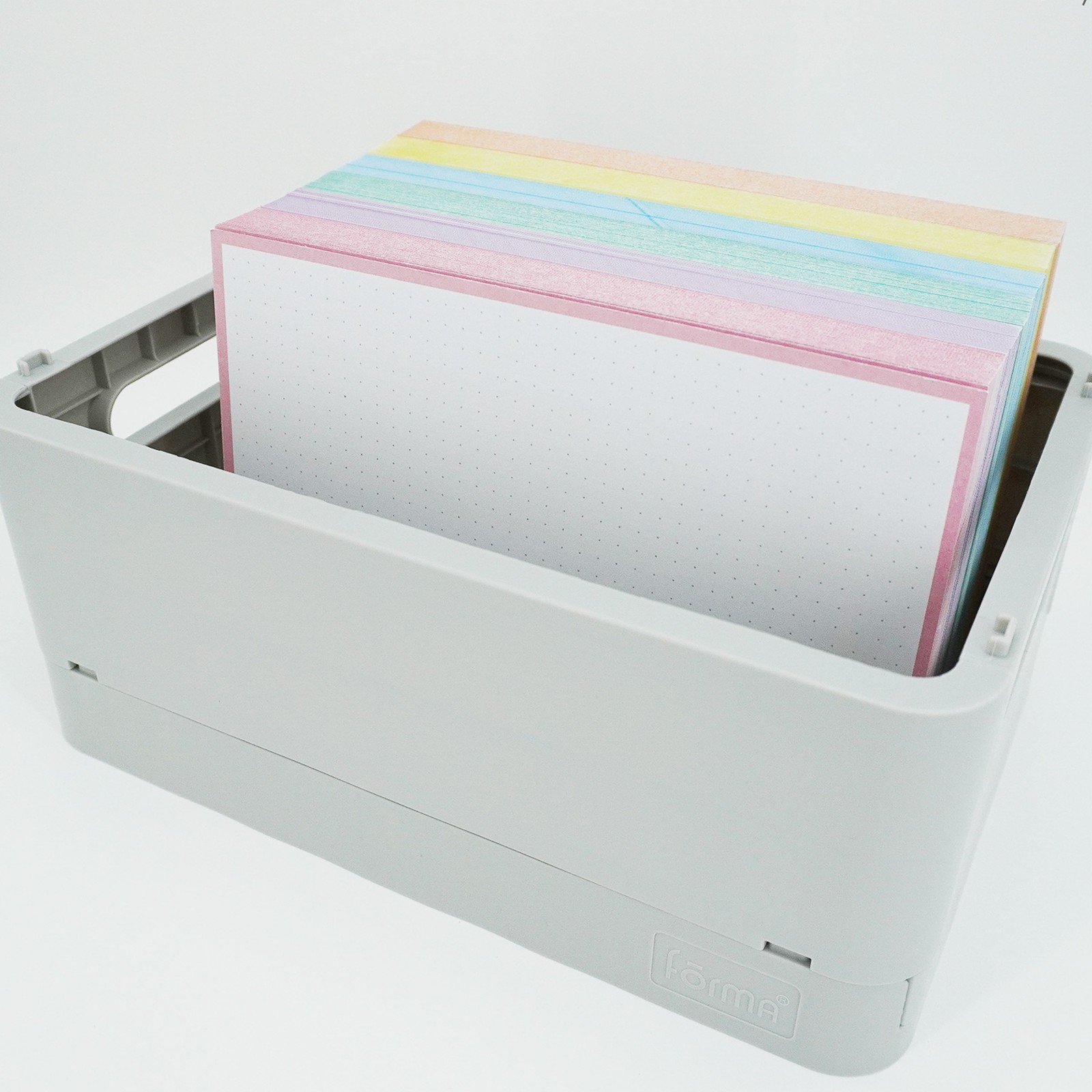 Leitner Flashcards A5 Dotted Pastel Roze