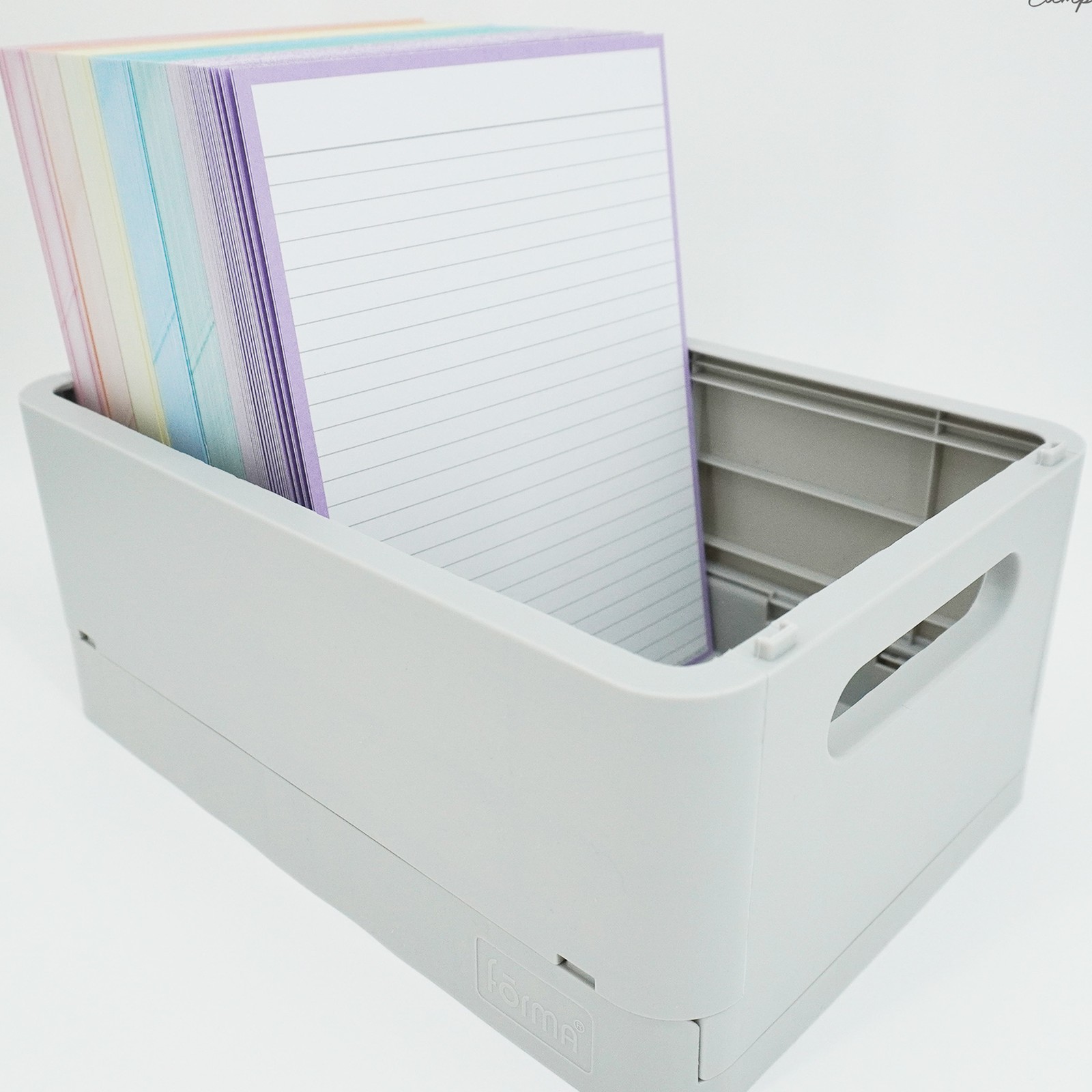 Leitner Flashcards A5 Gelinieerd Pastel Lila