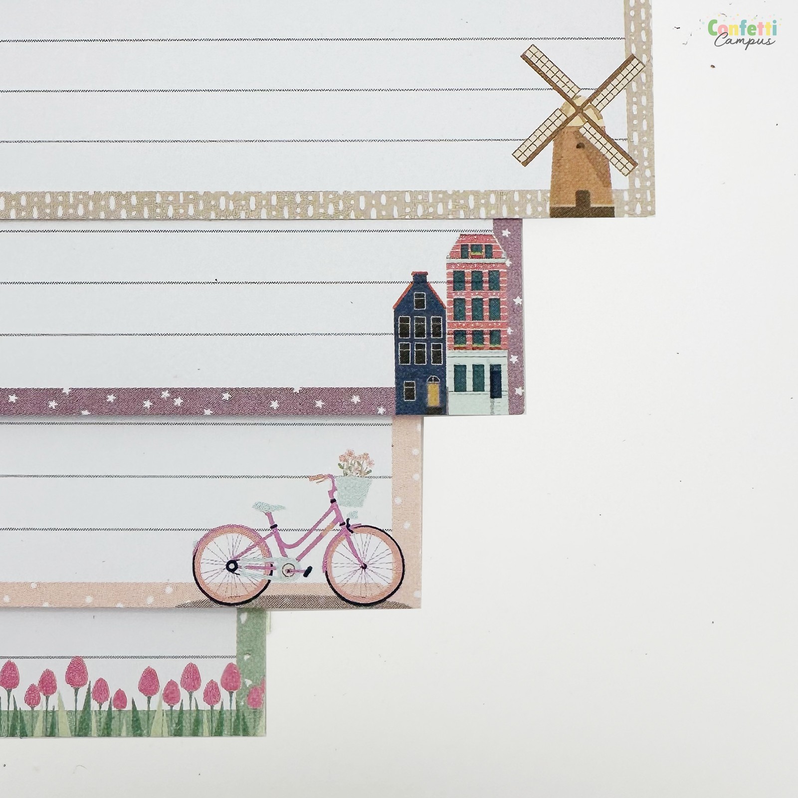 Leitner Flashcards Set Dutch Style - Confetti Campus