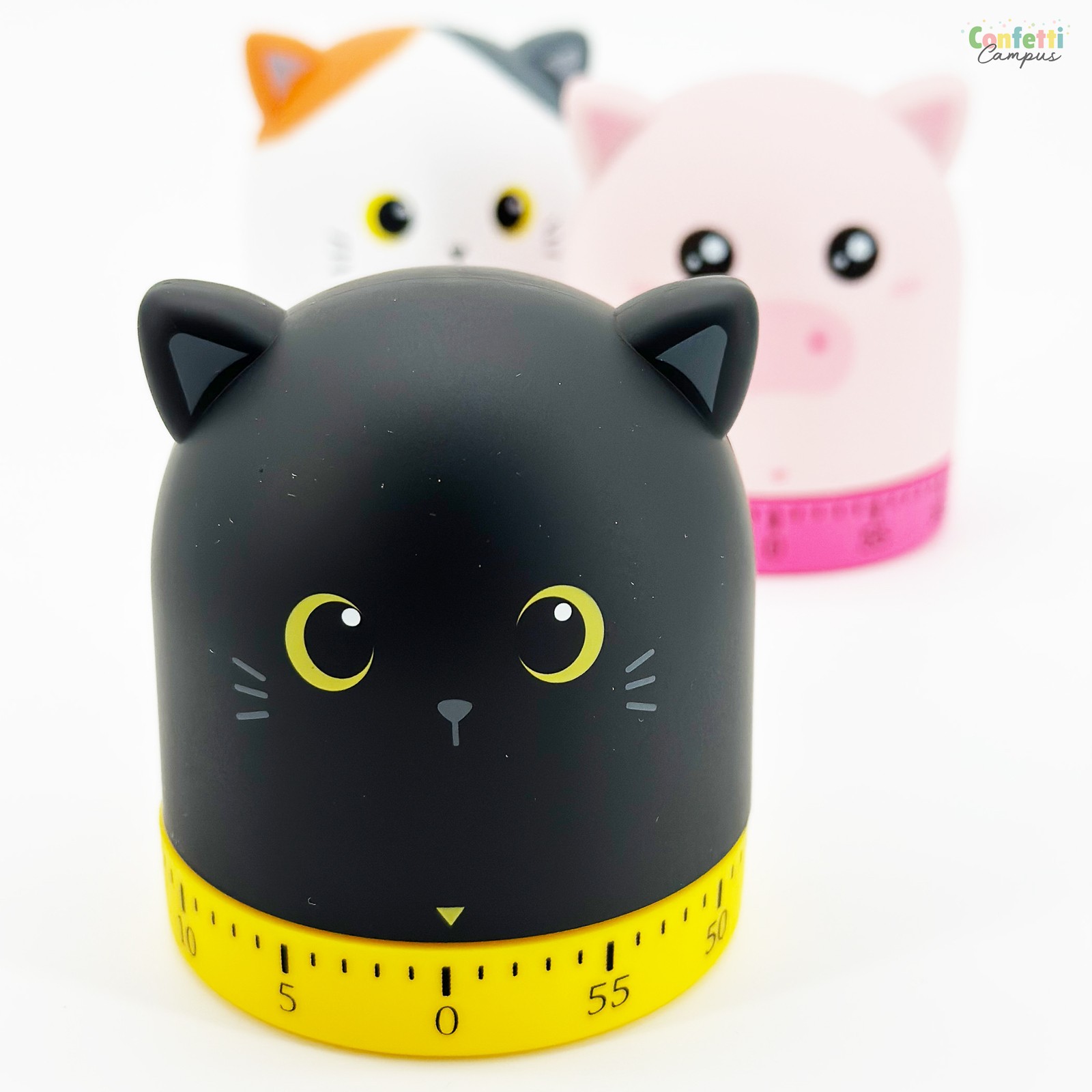 i-Total Pomodoro Timer Black Cat - Confetti Campus