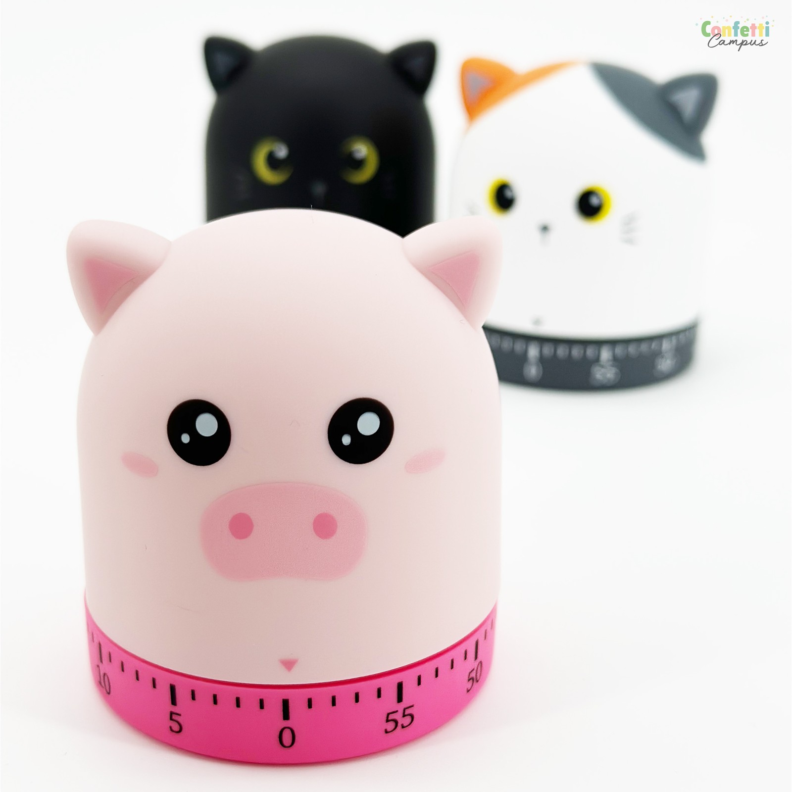 i-Total Pomodoro Timer Pig - Confetti Campus