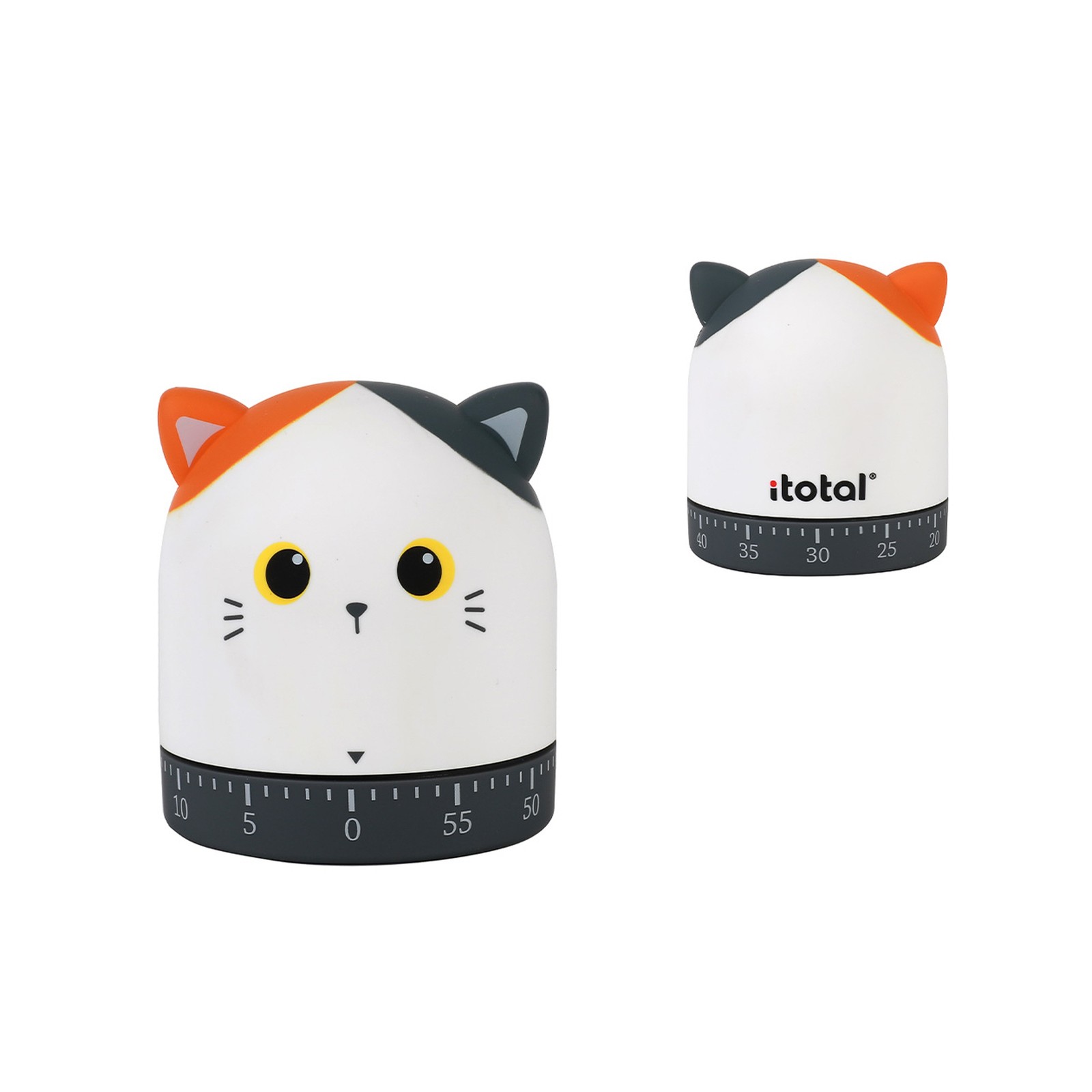 i-Total Pomodoro Timer White & Brown Cat - Confetti Campus