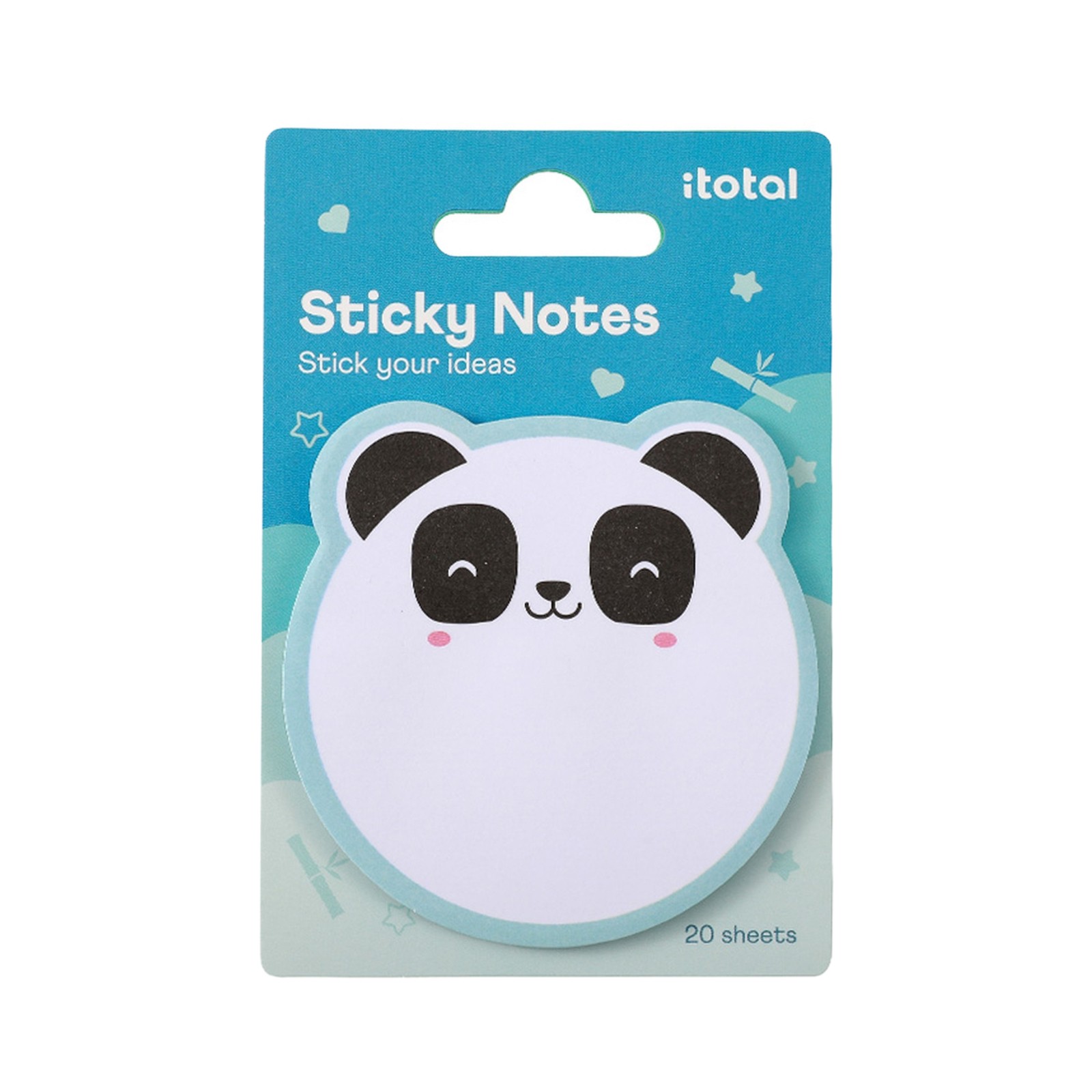 i-Total Sticky Notes Panda - Memoblaadjes Confetti Campus