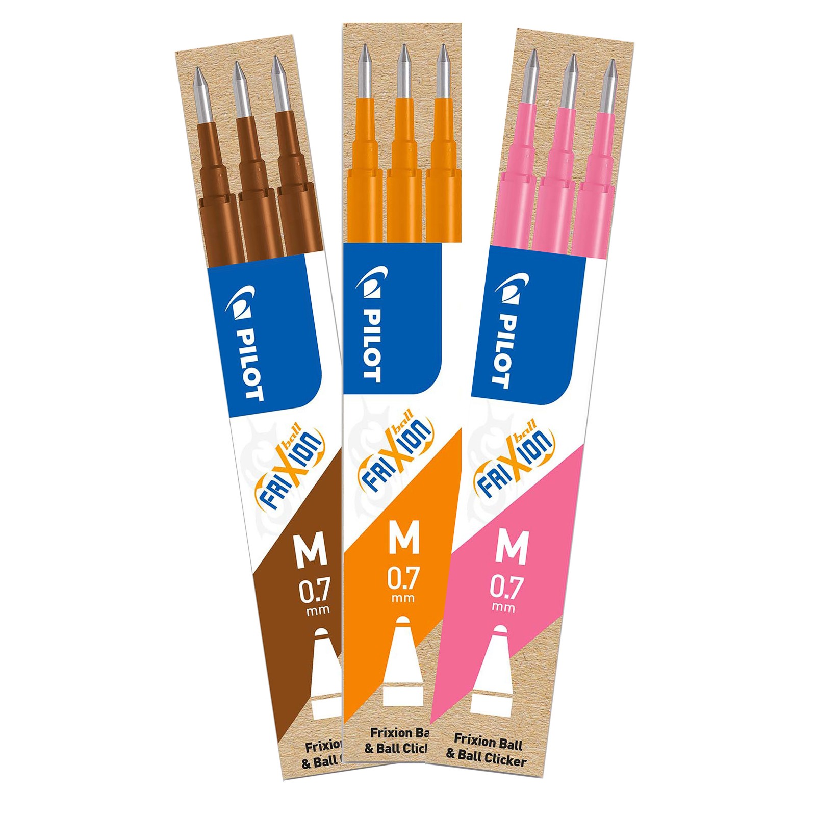Pilot Frixion Navullingen 2 + 1 gratis - Refills Clicker & Rollerball ...