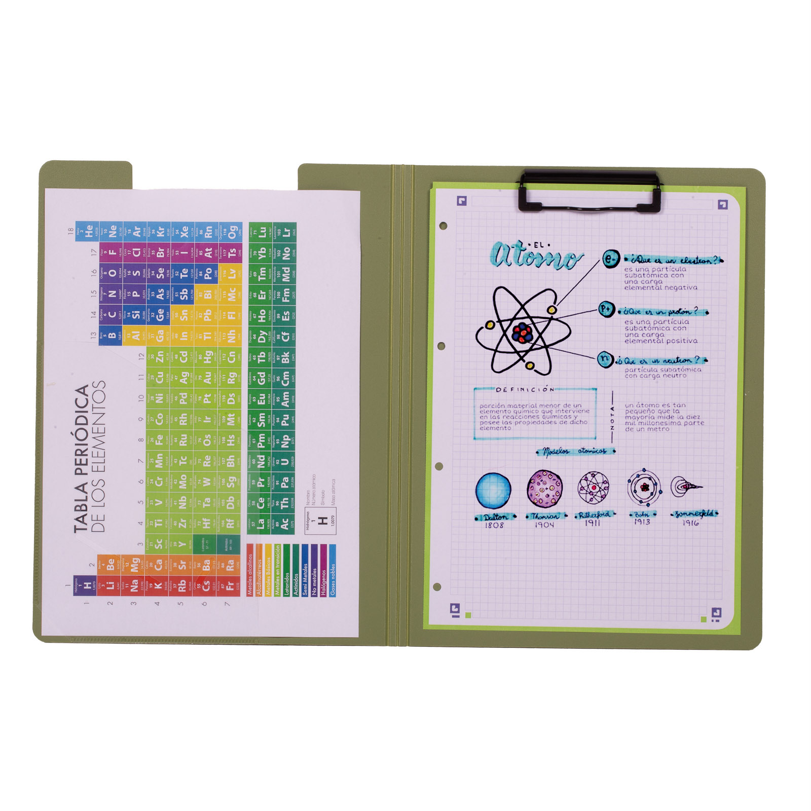 Oxford Klembord A4 Ultralight Safari Groen - Confetti Campus