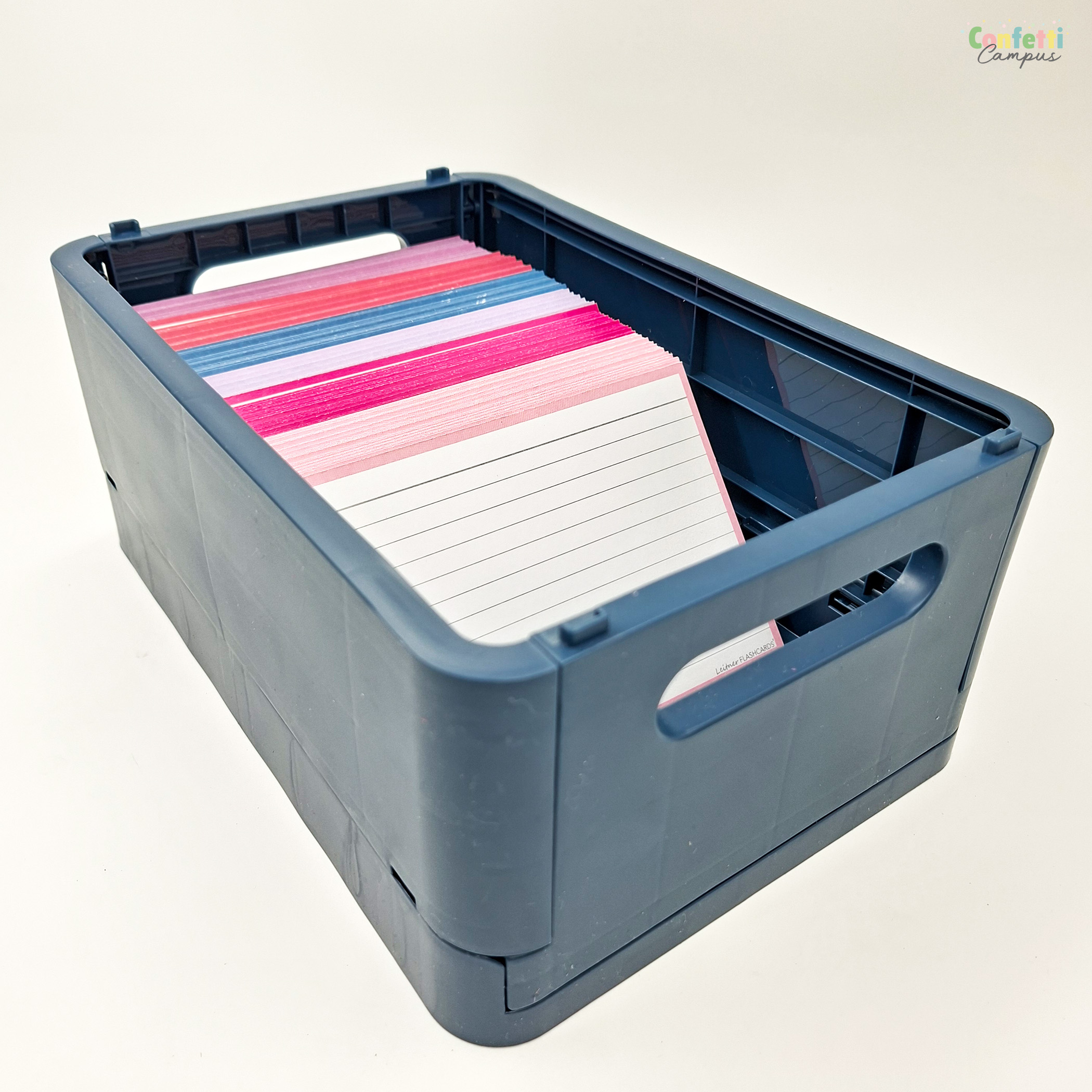 Leitner Flashcards Pakket A6 Roze 300 stuks - Confetti Campus