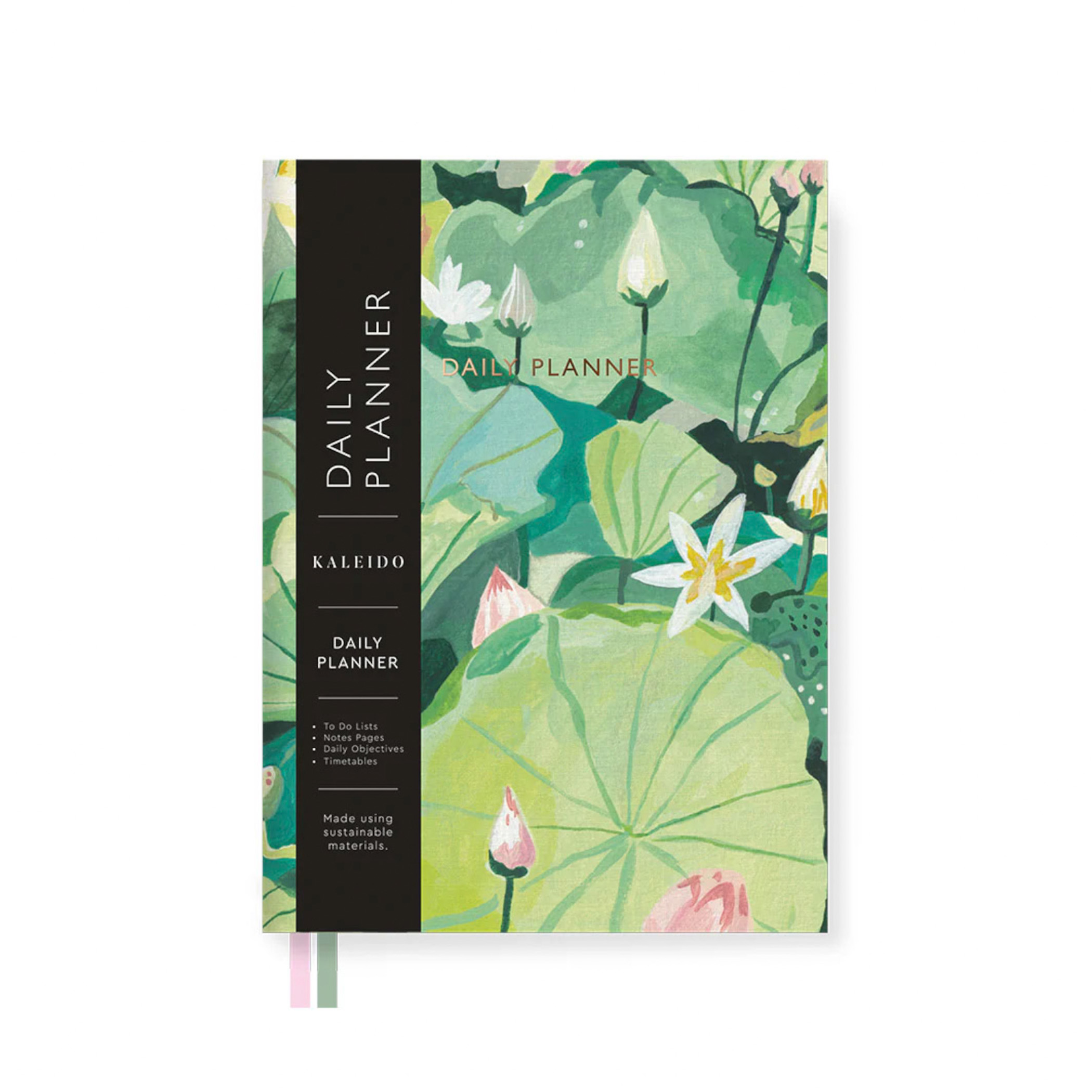 OhhDeer Daily Planner A5 Ongedateerd Waterlillies - Confetti Campus